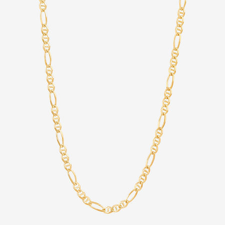 Click here for Made in Italy 14K Gold 20 Inch Figaro Chain Neckla... prices