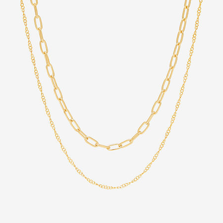 Click here for Womens 2-pc. Necklace Set  One Size  Yellow prices