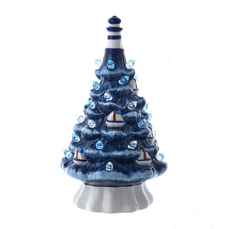 Click here for Kurt Adler 7.5 Ceramic Coastal Tree Lighted Christ... prices