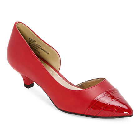 Click here for east 5th Dion Womens Pointed Closed Toe Kitten Hee... prices