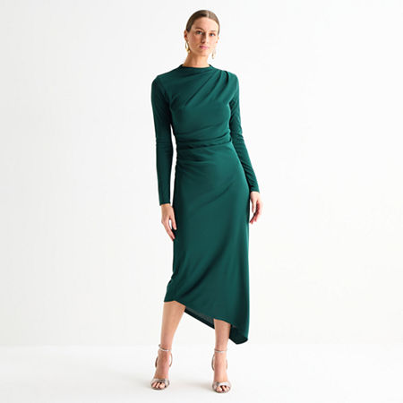 Click here for Worthington Womens Long Sleeve Midi Bodycon Dress... prices