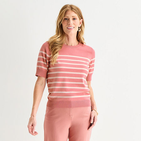 Click here for Liz Claiborne Womens Striped Pullover Sweater  Med... prices