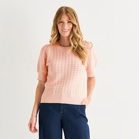 Click here for Liz Claiborne Womens Pullover Sweater  Small  Pink prices