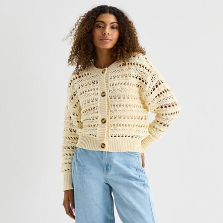 Click here for a.n.a Womens Crew Neck Long Sleeve Button Cardigan... prices