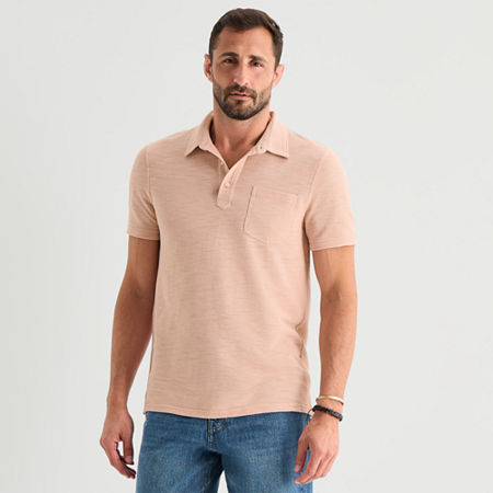 Click here for mutual weave Mens Regular Fit Elbow Sleeve Polo Sh... prices