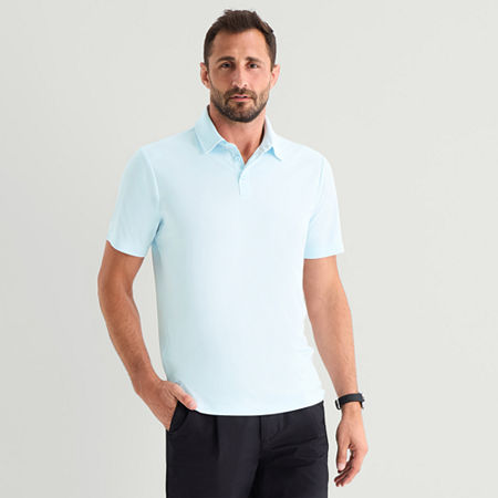 Click here for Stylus Mens Regular Fit Elbow Sleeve Polo Shirt  S... prices