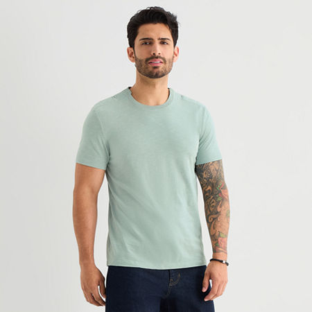 Click here for mutual weave Mens Easy-on + Easy-off Crew Neck Sho... prices