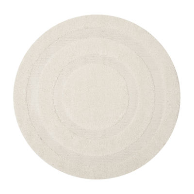 Safavieh Shag Collection Smith Solid Round Area Rug - JCPenney