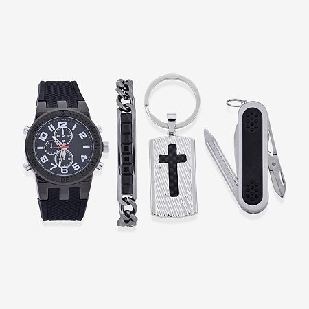 Click here for Geneva Mens 4-pc. Watch Boxed Set Mac8099jc  One S... prices