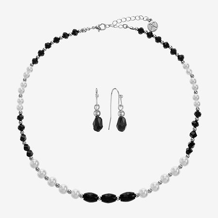 Click here for Mixit Beaded Necklace & Drop Earring Womens Simula... prices