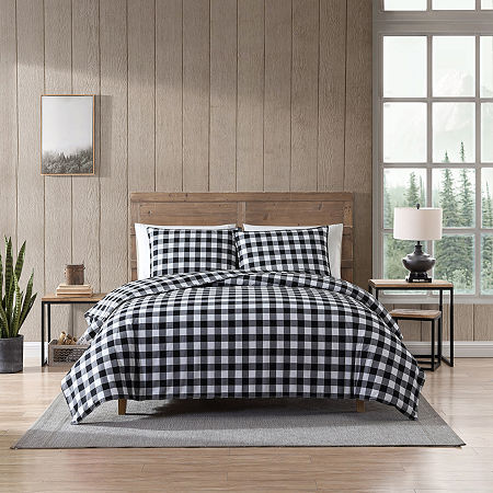 Click here for Eddie Bauer Mountain Plaid Midweight Comforter Set... prices