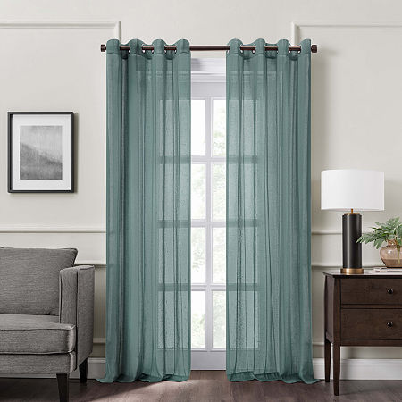 Click here for Fieldcrest Heritage Mirron Solid Grommet Top Sheer... prices