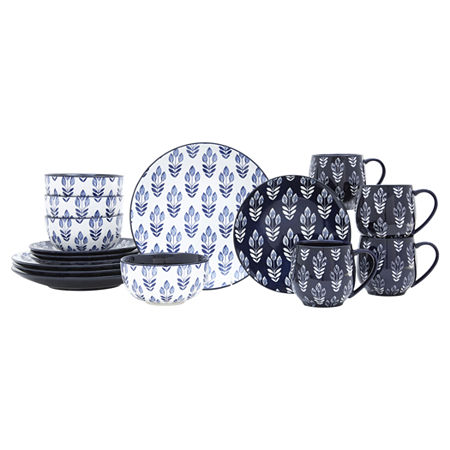Click here for Baum Terra Blue 16-pc. Ceramic Dinnerware Set  One... prices