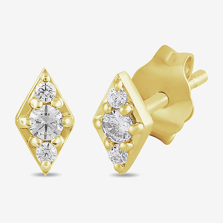 Click here for 1/10 CT. T.W. Lab Grown White Diamond 10K Gold 7.1... prices