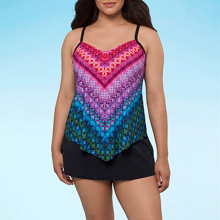 Click here for Trimshaper Hank Tankini Swimsuit Top  10  Blue prices