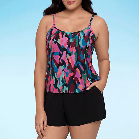 Click here for Trimshaper Farrah Swim Romper  18  Black prices