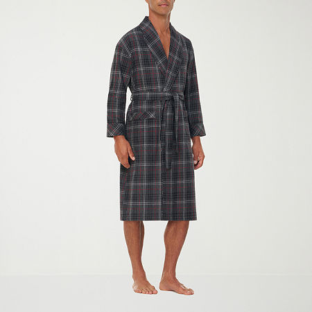 Click here for Residence Mens Flannel Long Sleeve Long Length Rob... prices