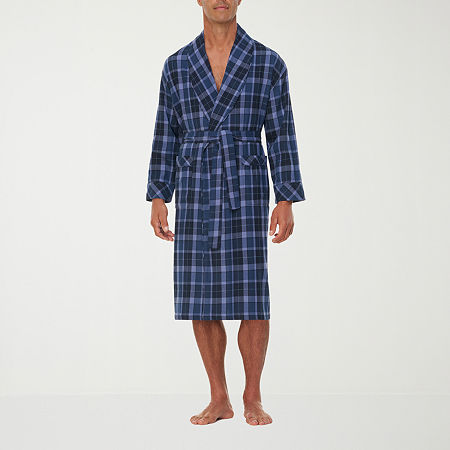 Click here for Residence Mens Flannel Long Sleeve Long Length Rob... prices