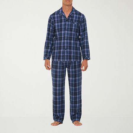 Click here for Residence Mens Flannel Long Sleeve 2-pc. Pajama Se... prices