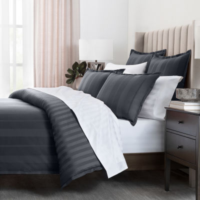 Fieldcrest Heritage Classic Stripe 3pc. 400tc Cotton Comforter Set ...