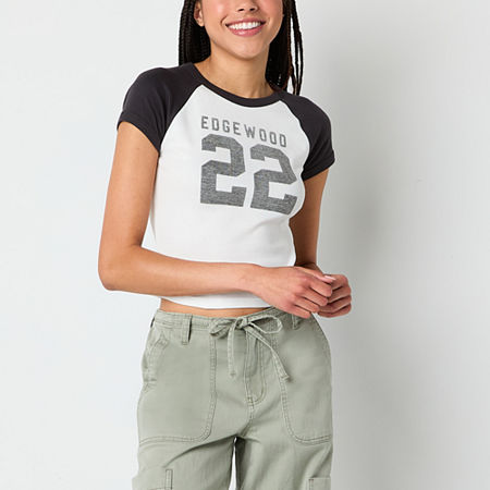 Click here for Arizona Womens Juniors Crew Neck Short Sleeve T-Sh... prices