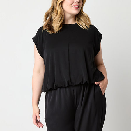 Click here for Stylus Womens Crew Neck Short Sleeve Plus T-Shirt... prices