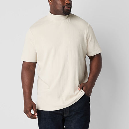 Click here for Shaquille ONeal XLG Ribbed Mens Mock Neck Short Sl... prices