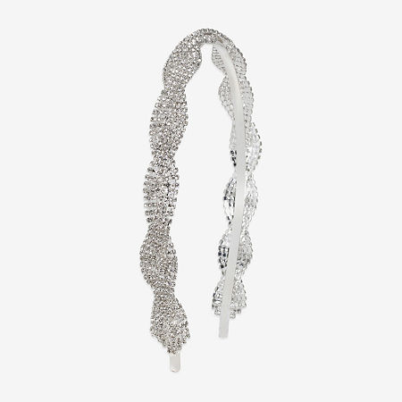 Click here for Bijoux Bar Silver Tone Headband  One Size  Silver prices
