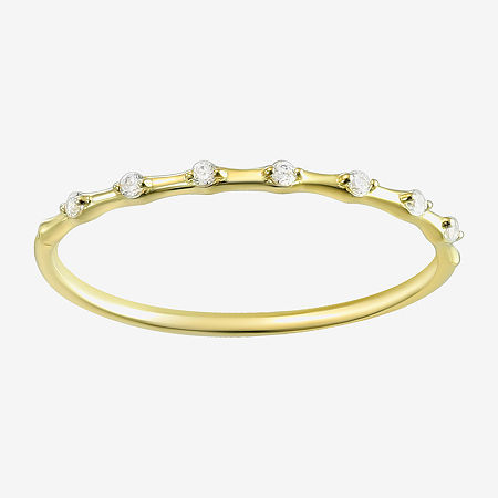 Click here for Gold Addiction Womens White Cubic Zirconia 10K Gol... prices