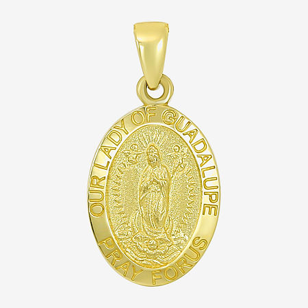 Click here for Our Lady Of Guadalupe Unisex Adult 14K Gold Oval P... prices