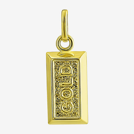 Click here for Unisex Adult 14K Gold Bar Pendant  One Size  Yello... prices