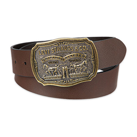 Click here for Levis 40mm Logo Plaq Mens Belt  X-large  Brown prices