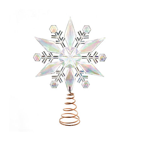 Click here for Kurt Adler 12.75 Iridescent Snowflake Tree Topper... prices