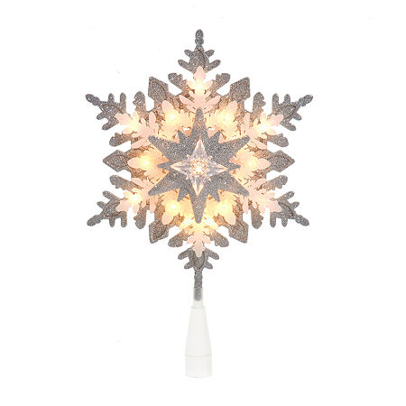 Click here for Kurt Adler 13.75 20-Light Silver And White Glitter... prices