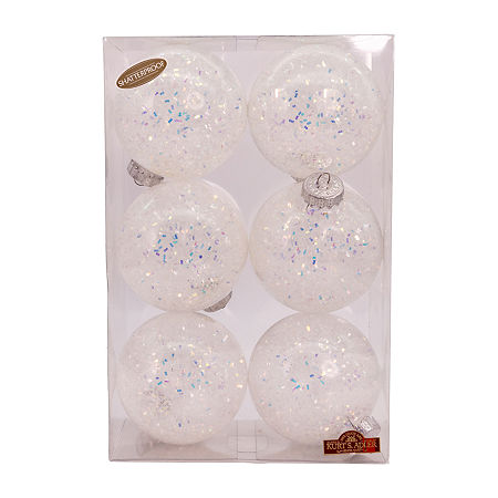 Click here for Kurt Adler 100mm Shatterproof Iridescent Glittered... prices