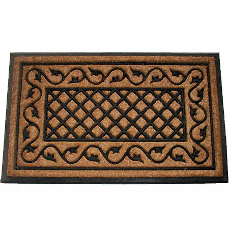 Click here for Ivy Lattice Doormat  One Size  Beige prices