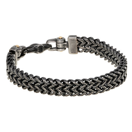 Click here for Mens Stainless Steel 8 1/2 Inch Solid Wheat Chain... prices