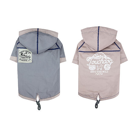 Click here for Touchdog Cloudburst Waterproof Reversible Dog Rain... prices