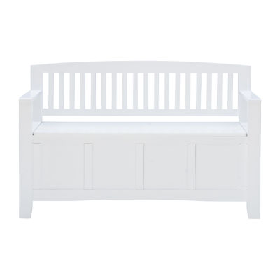 Cuyler Living Room Collection Bench, Color: White - JCPenney