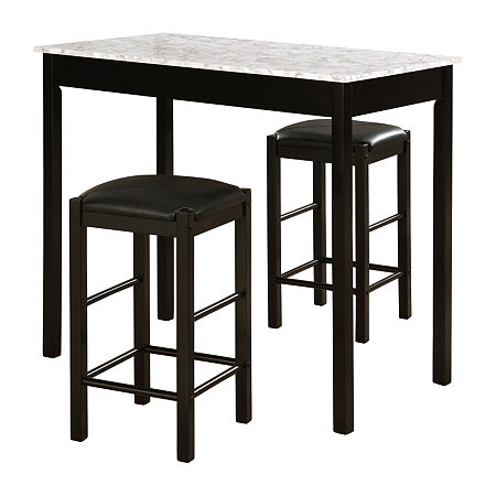 Click here for Trenton Dining Set 3-pc. Pub Set  One Size  Black prices
