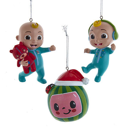 Click here for Kurt Adler 3-pc. Cocomelon Christmas Ornament  One... prices