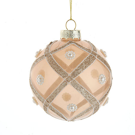 Click here for Kurt S. Adler 6pc. Champagne & Pearl Peach Glitter... prices