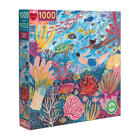 Click here for Eeboo Piece And Love Coral Reef 1000 Piece Square... prices