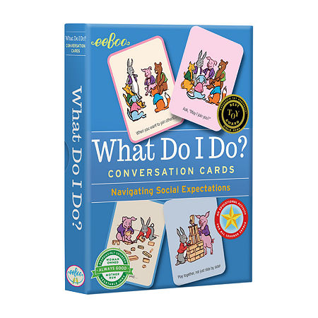 Click here for Eeboo What Do I Do? Conversation Flashcards 50-pc.... prices