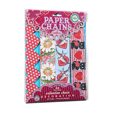 Click here for Eeboo Valentine Paper Chain - 120 Links Paper Craf... prices