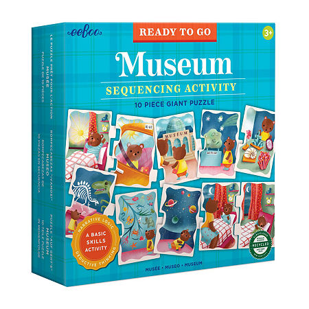 Click here for Eeboo Ready To Go Puzzle - Museum - Sequencing Act... prices