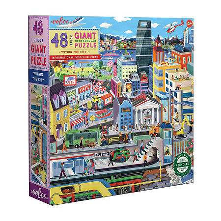 Click here for Eeboo Within The City 48 Piece Giant Floor Jigsaw... prices