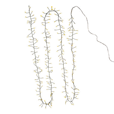Kurt S. Adler 240-Light Twinkle Cool White LED Cluster Garland