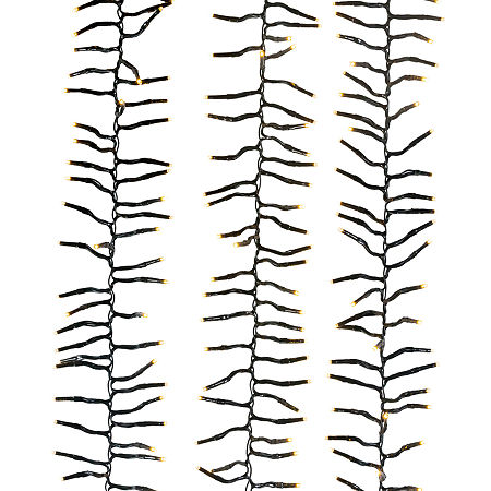 Kurt S. Adler 480-Light 16ft. Connectable LED Cluster Garland