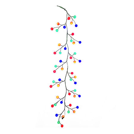 Click here for Kurt S. Adler 6ft. Green Garland w/48 Multicolor L... prices